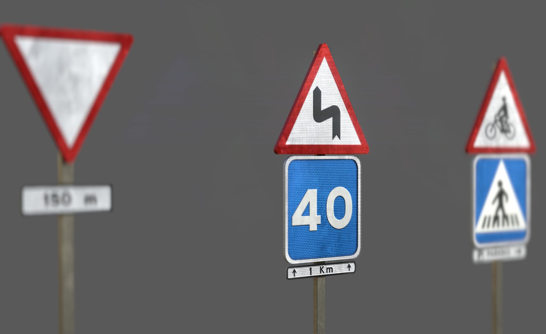 3D Traffic Signals Model - TurboSquid 1639058