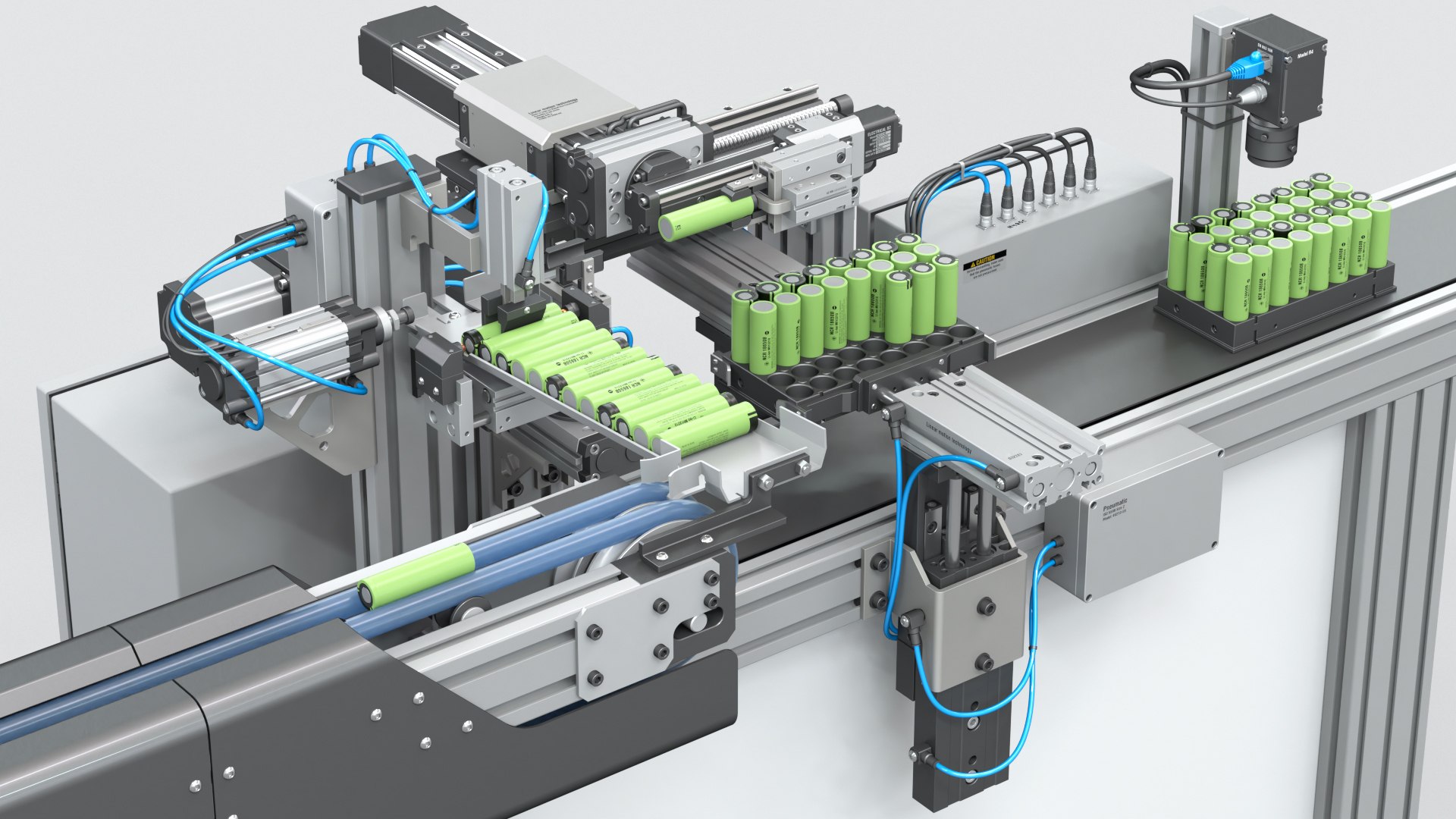 3D Automatic Lithium Battery Packing Line - TurboSquid 2393096
