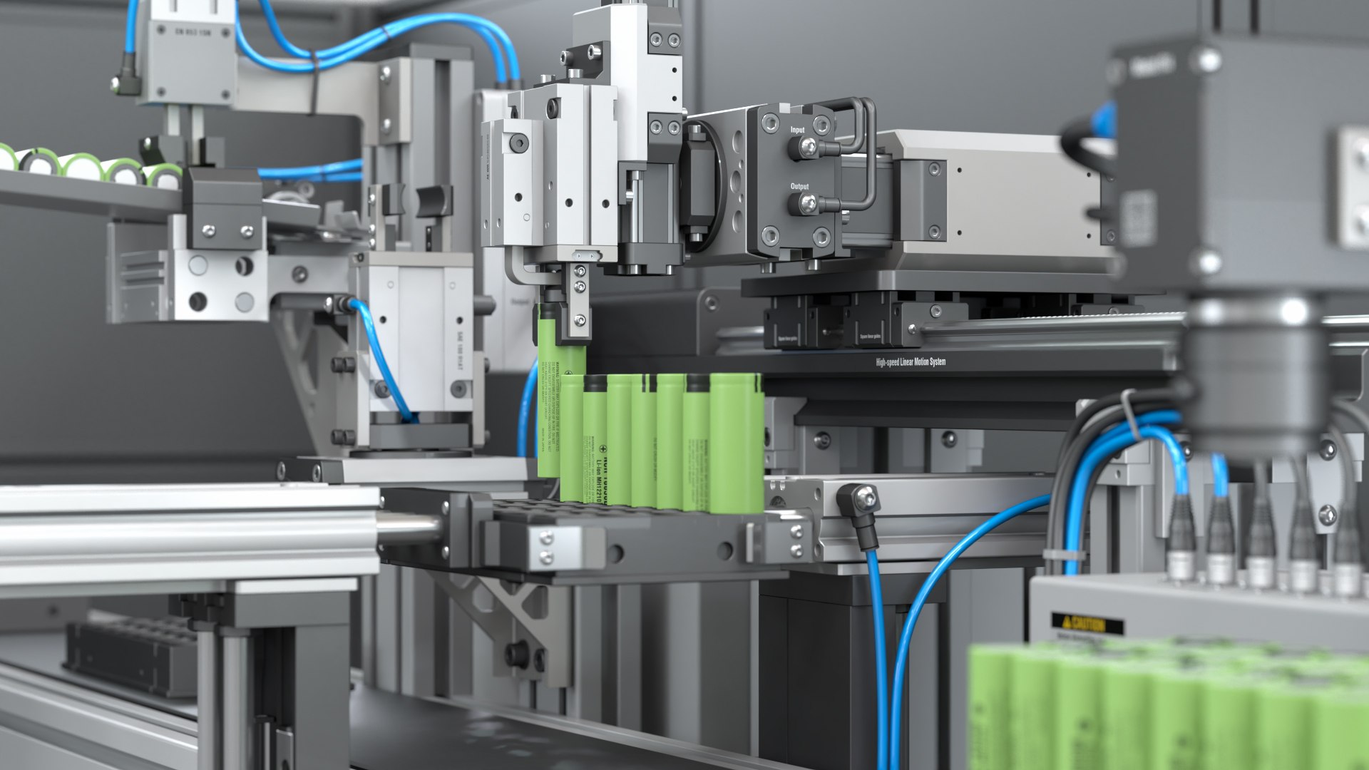 3D Automatic Lithium Battery Packing Line - TurboSquid 2393096
