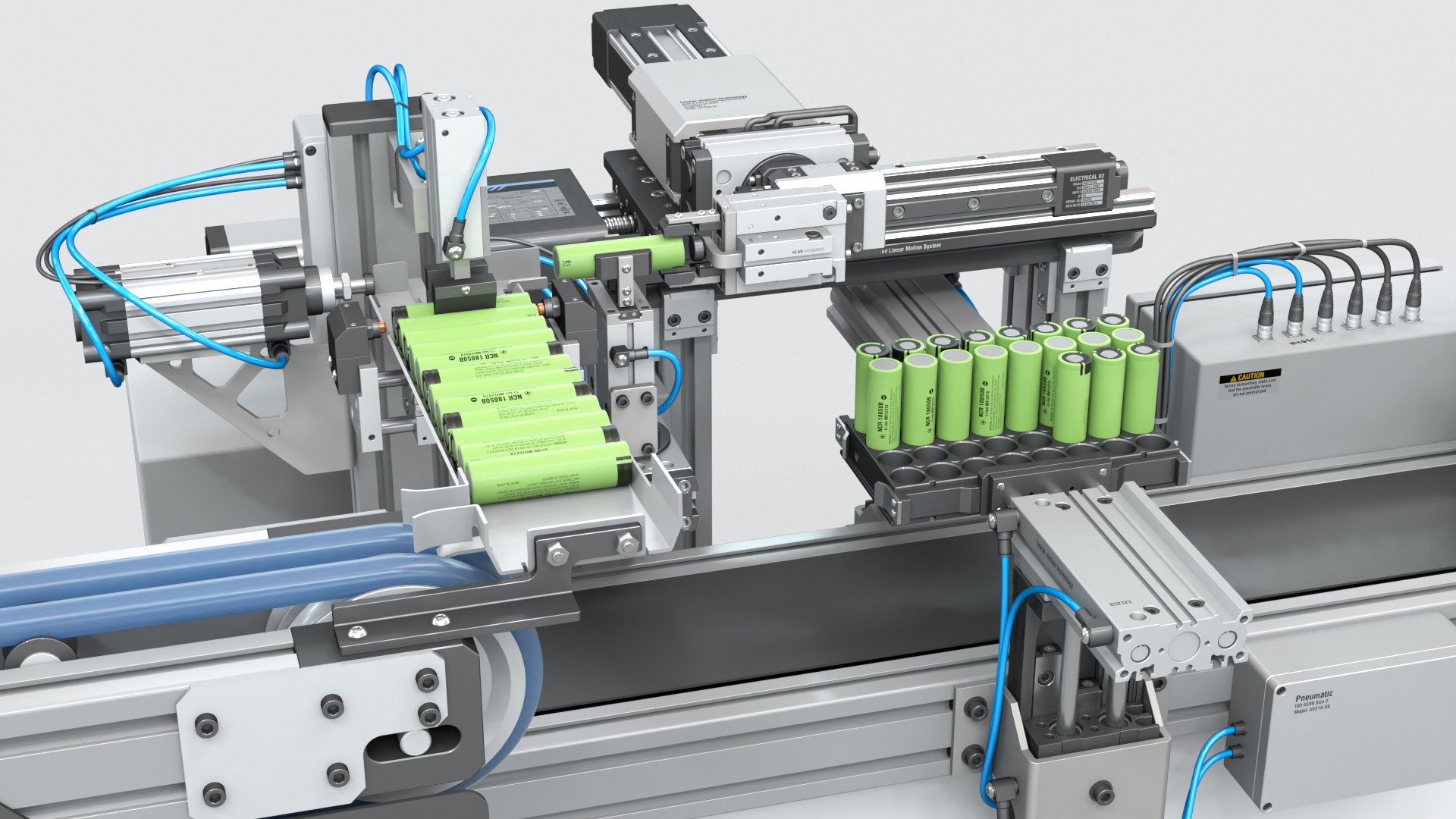 3D Automatic Lithium Battery Packing Line - TurboSquid 2393096