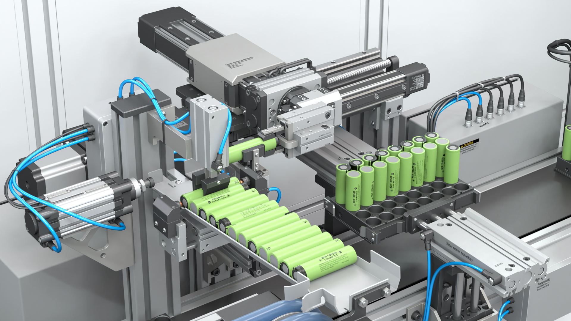 3D Automatic Lithium Battery Packing Line - TurboSquid 2393096