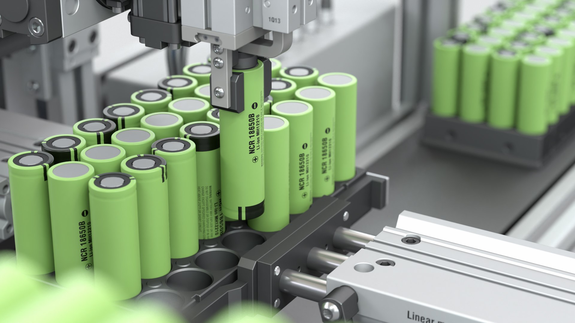3D Automatic Lithium Battery Packing Line - TurboSquid 2393096