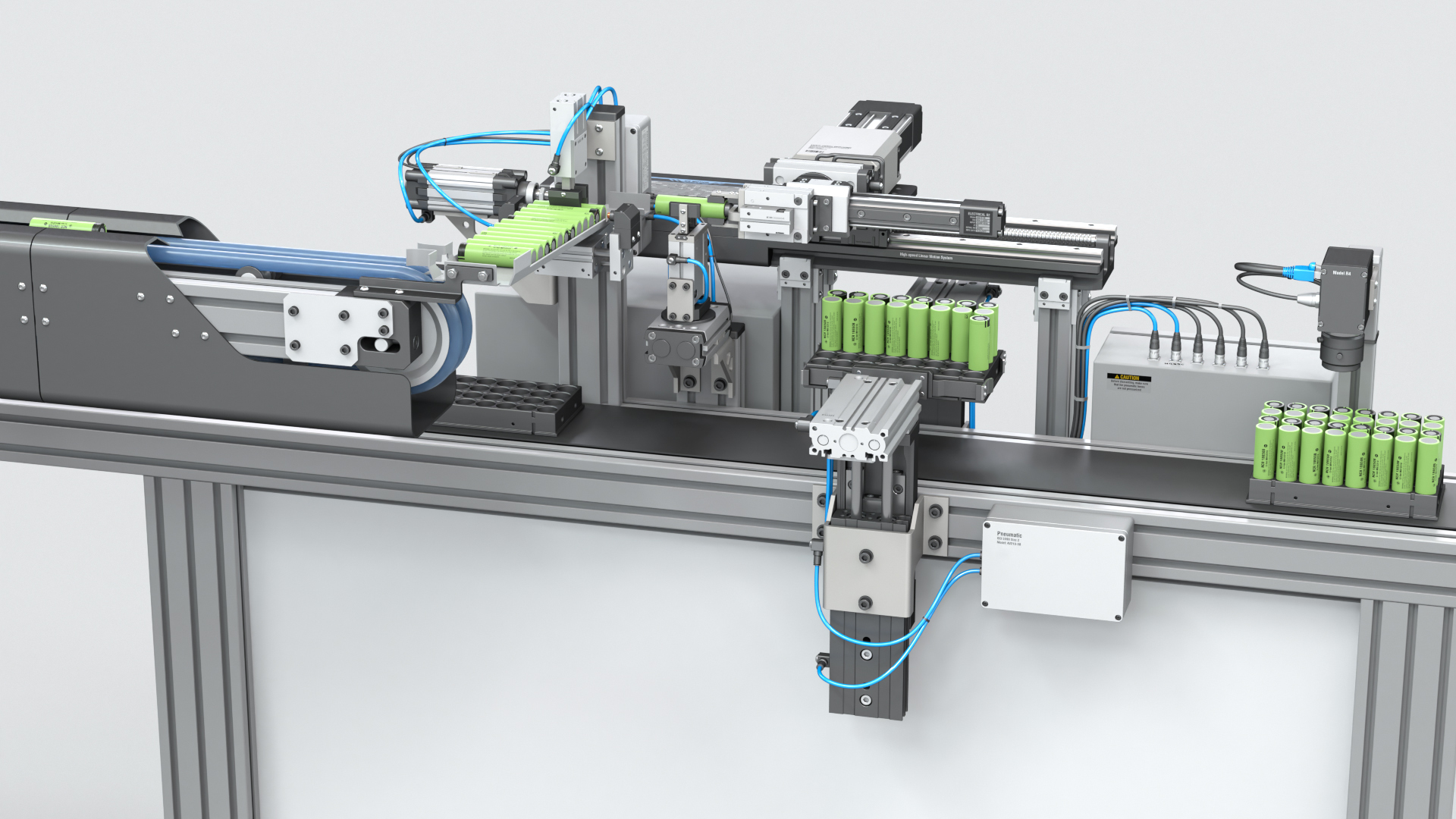 3D Automatic Lithium Battery Packing Line - TurboSquid 2393096