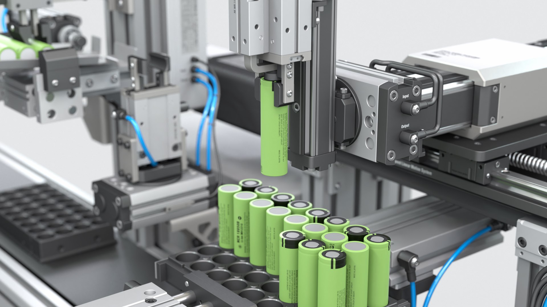 3D Automatic Lithium Battery Packing Line - TurboSquid 2393096