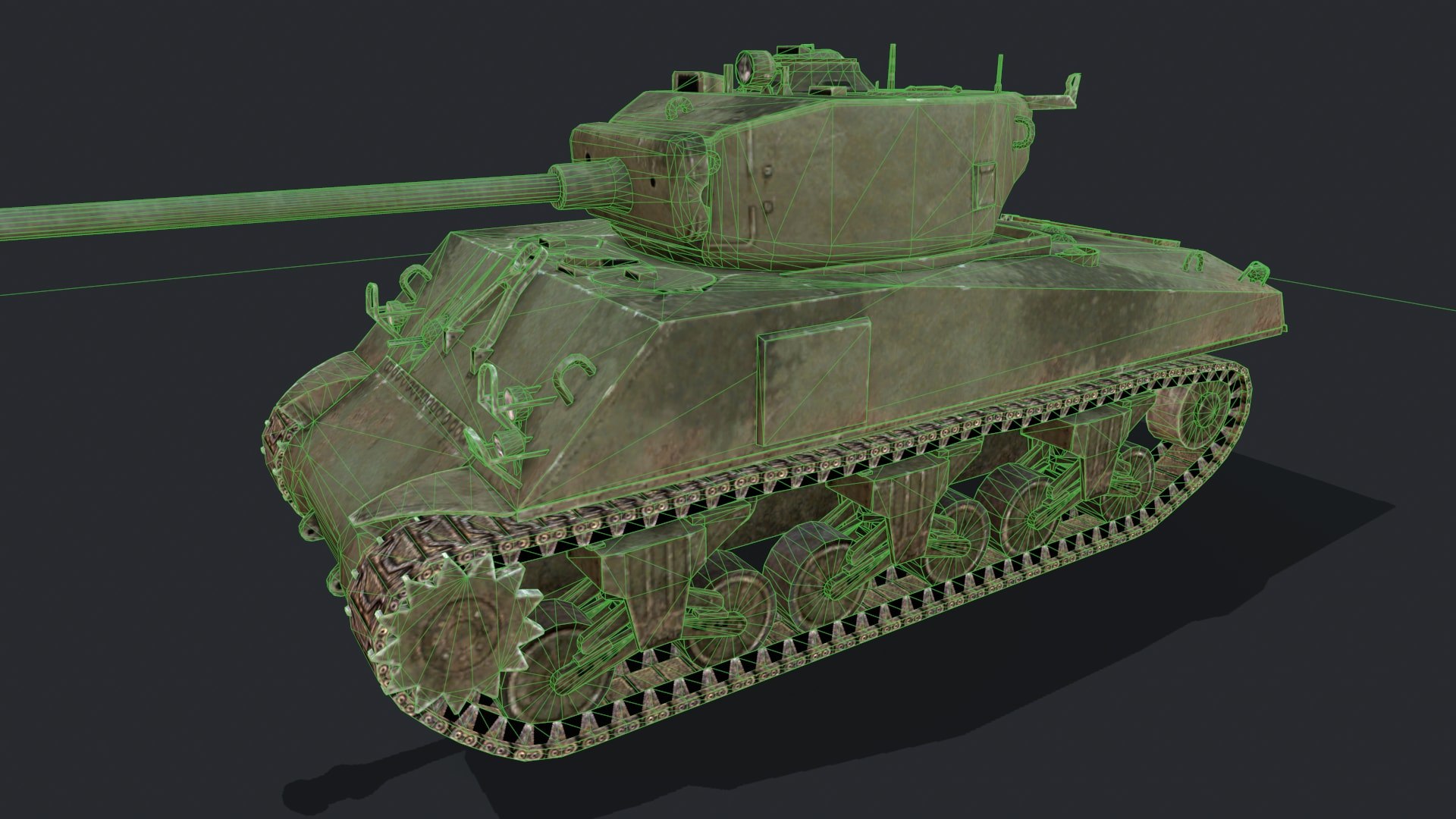 Sherman Tank 3D Model - TurboSquid 1540169