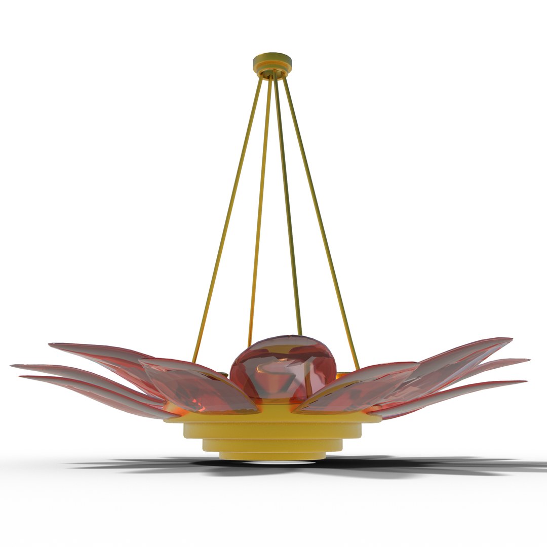 Flower Chandelier 3D Model - TurboSquid 2108571