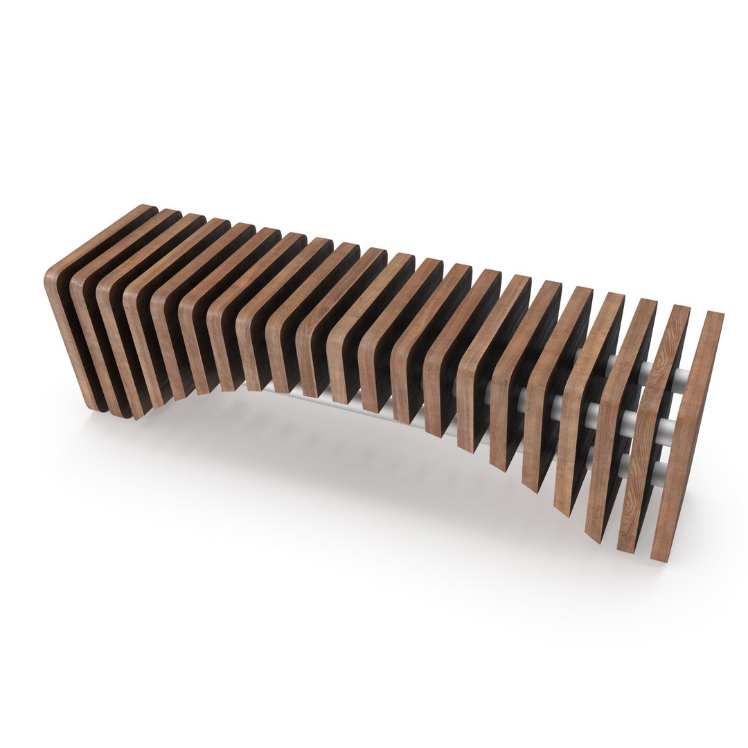 Bench 3D model - TurboSquid 1745748