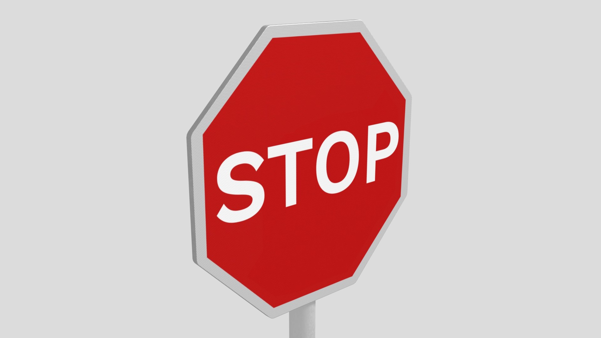3D Traffic Stop Sign Model - TurboSquid 1438456