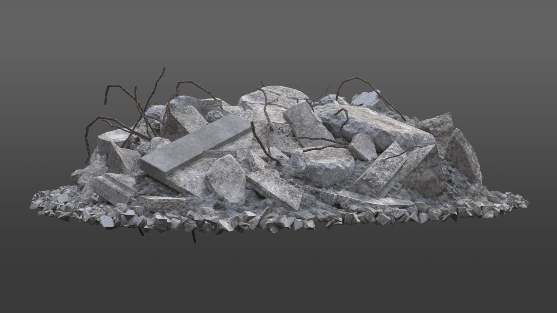 Pile Concrete Element 3D - TurboSquid 1478943