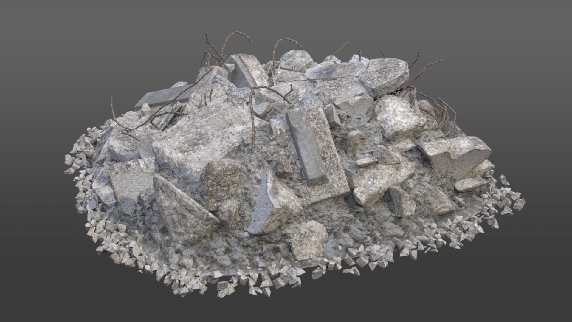 Pile Concrete Element 3D - TurboSquid 1478943