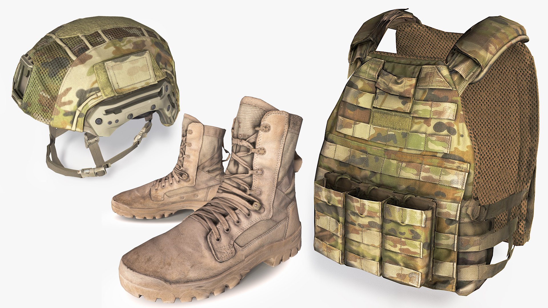ADF Combat Soldier Kit 3D - TurboSquid 2058649