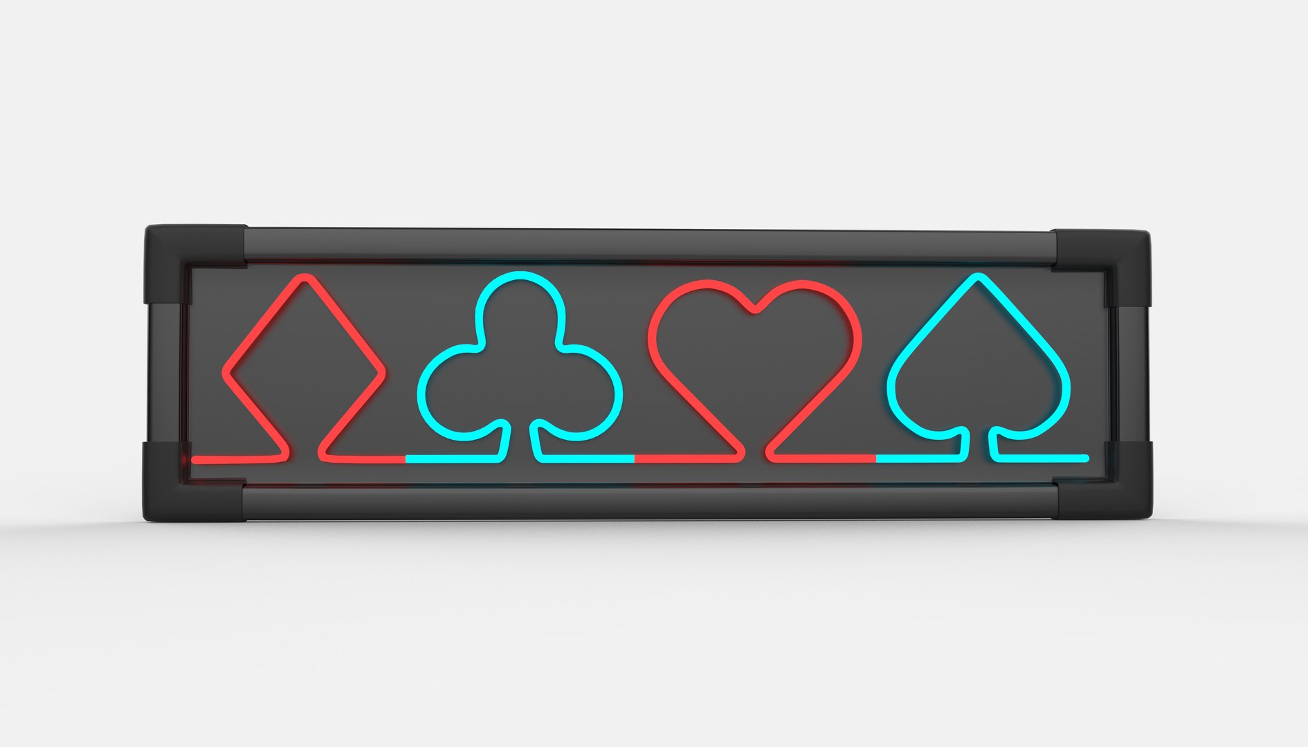 3D Poker Neon Sign 3D Model - TurboSquid 2421571