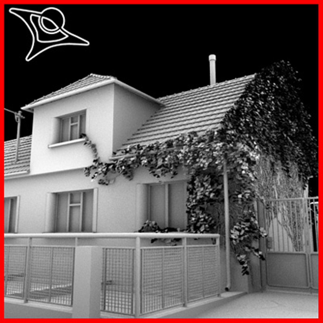 typical houses 3d model