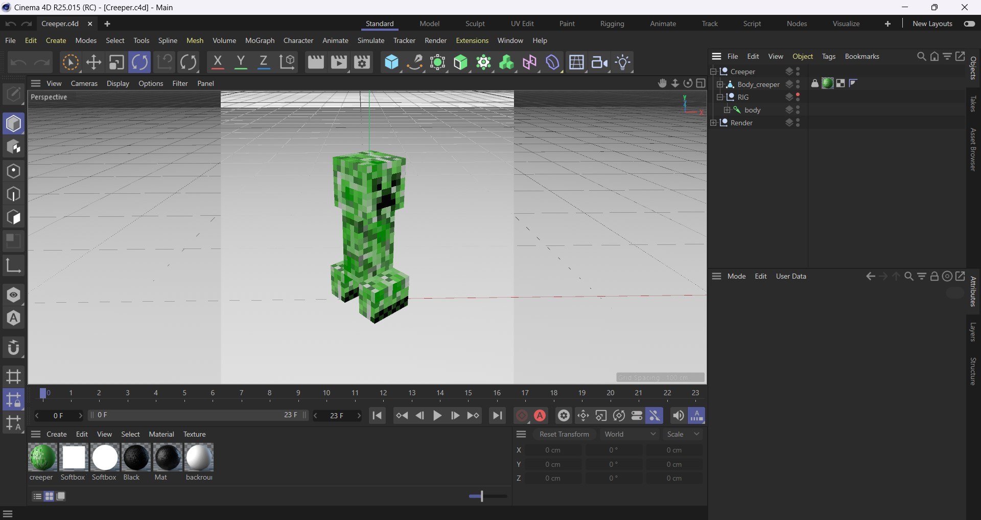Creeper Minecraft 3D - TurboSquid 2347409