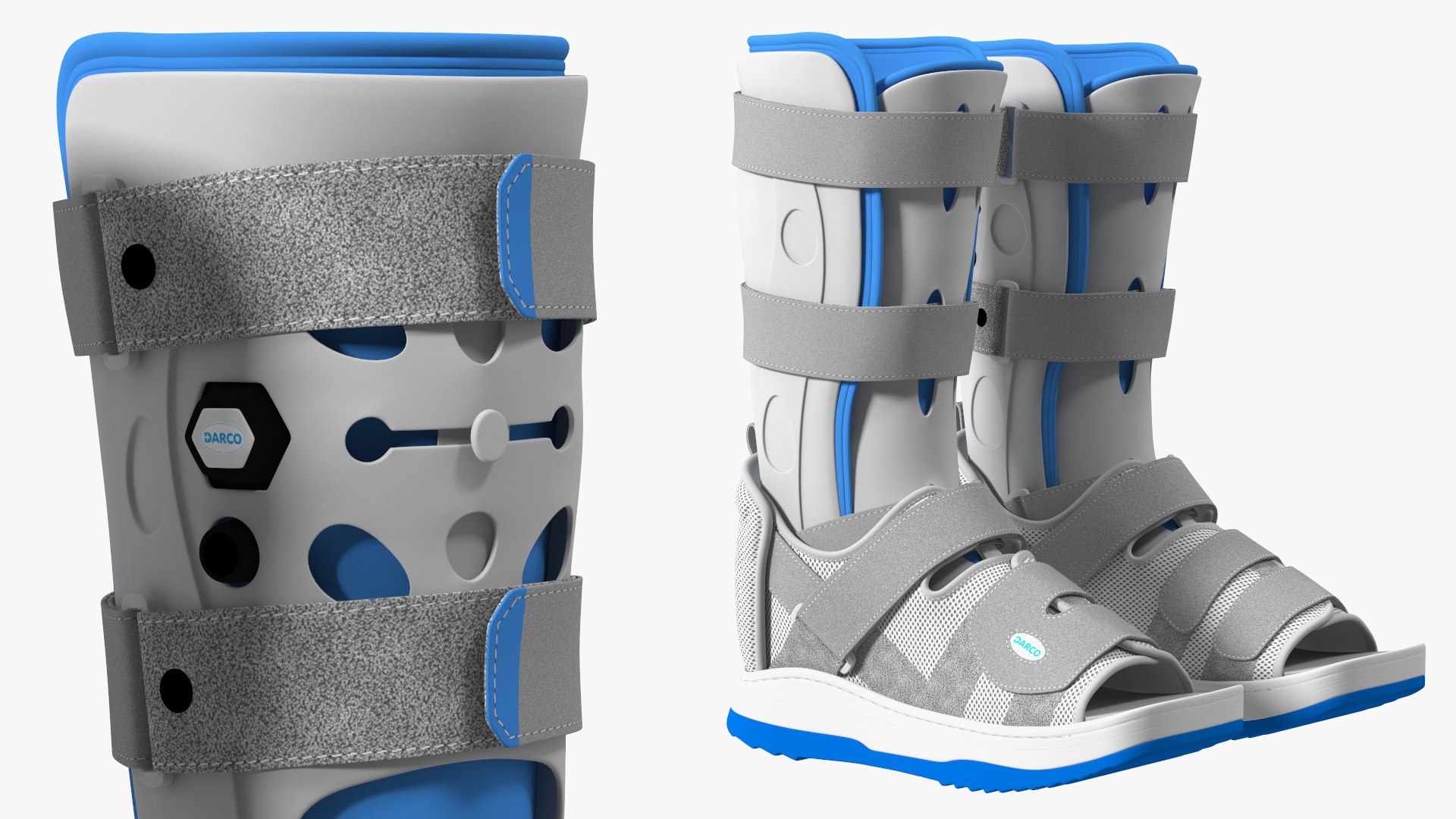 Orthopedic Casts Leg Collection 3D model - TurboSquid 2042797