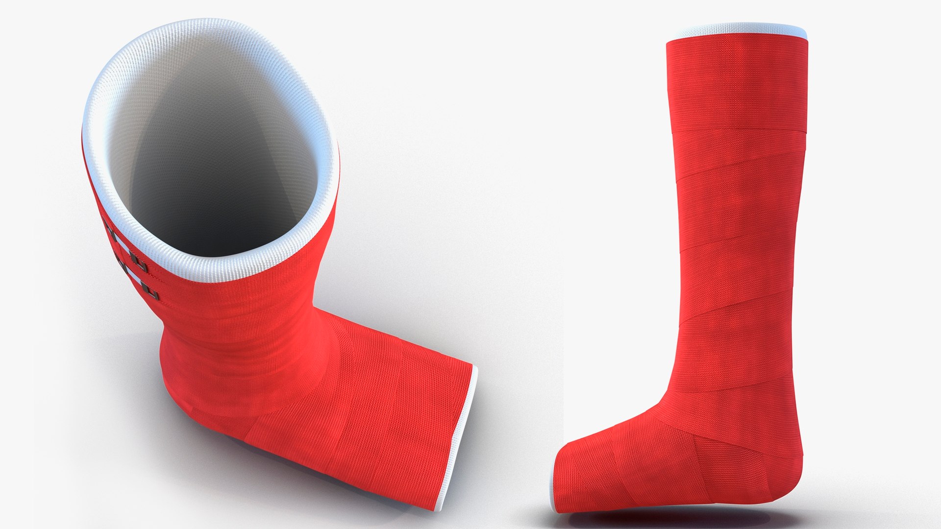 Orthopedic Casts Leg Collection 3D model - TurboSquid 2042797