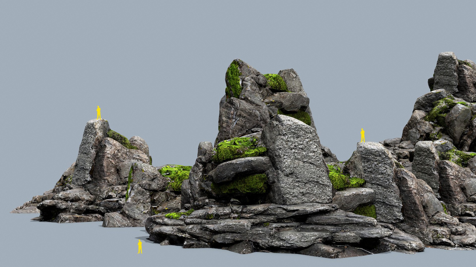 Cliff Rocks 3D Model - TurboSquid 2205135