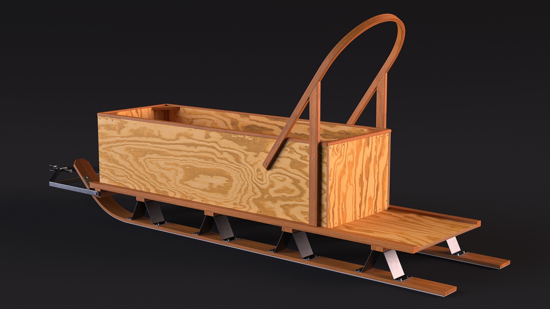 Ski Cargo Sleds Collection 3D Model - TurboSquid 2171937