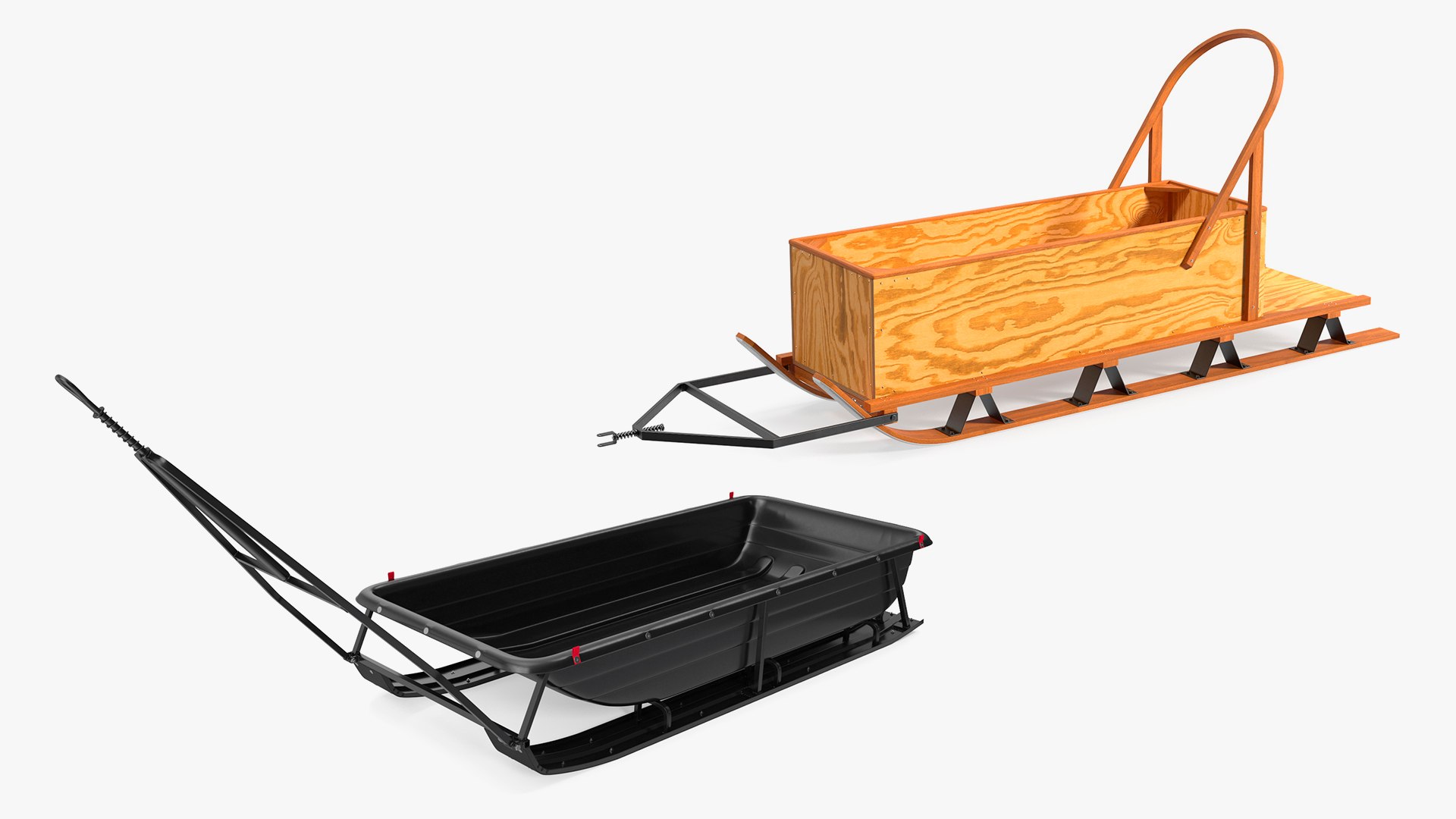 Ski Cargo Sleds Collection 3D Model - TurboSquid 2171937