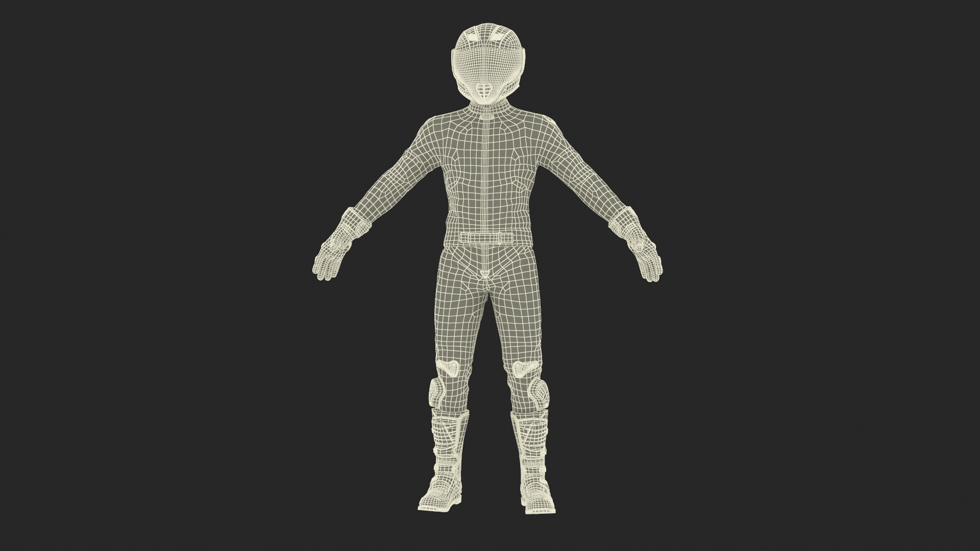 Bike Rider In Honda Motorcycle Race Suit Rigged 3D Model - TurboSquid 2292902