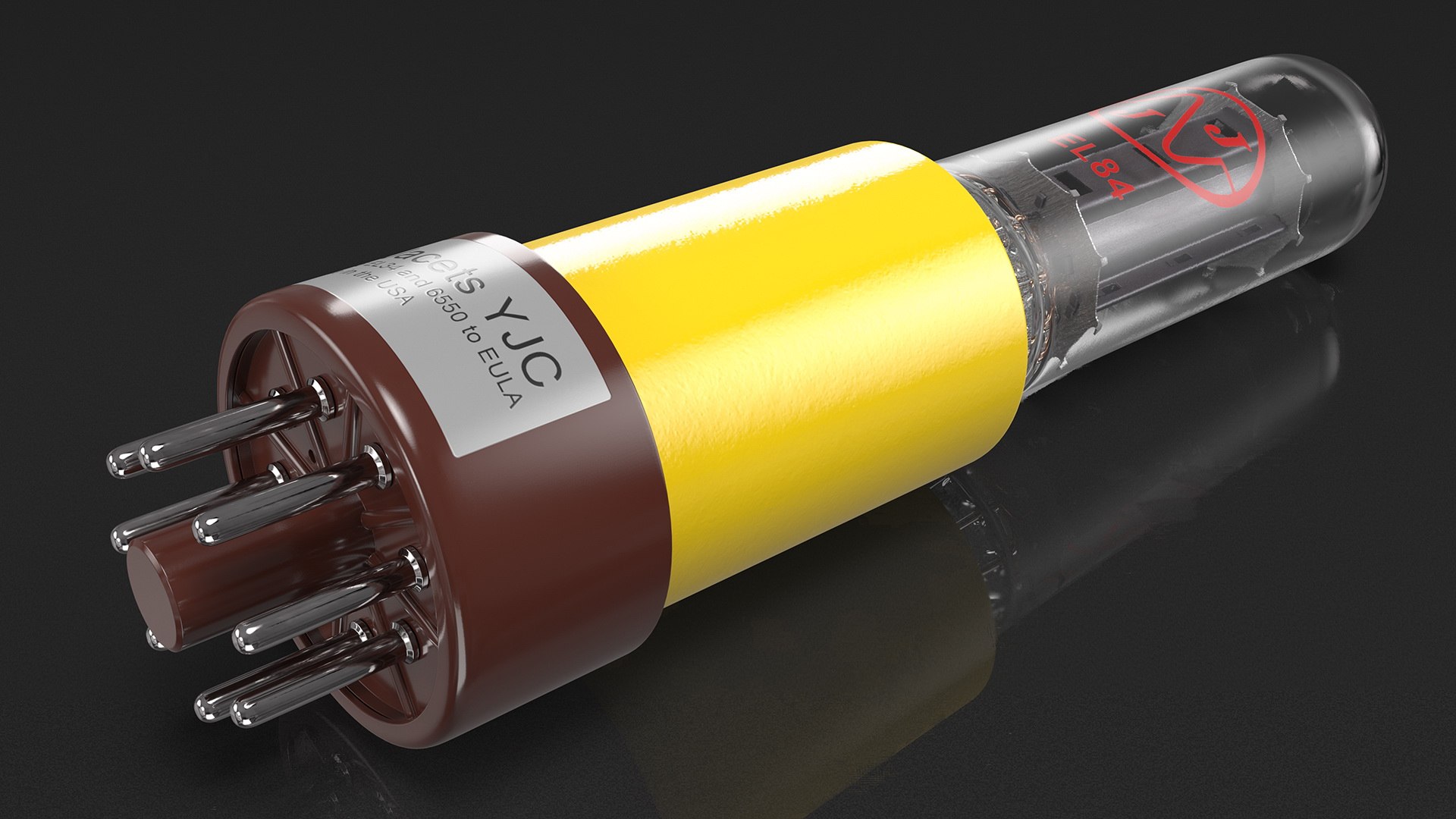 Tube Converter Yjc El84 3D Model - TurboSquid 1705282