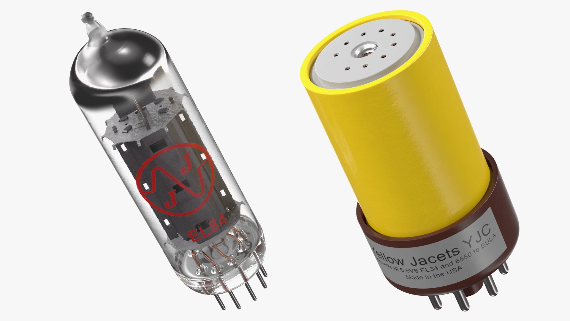 Tube Converter Yjc El84 3D Model - TurboSquid 1705282