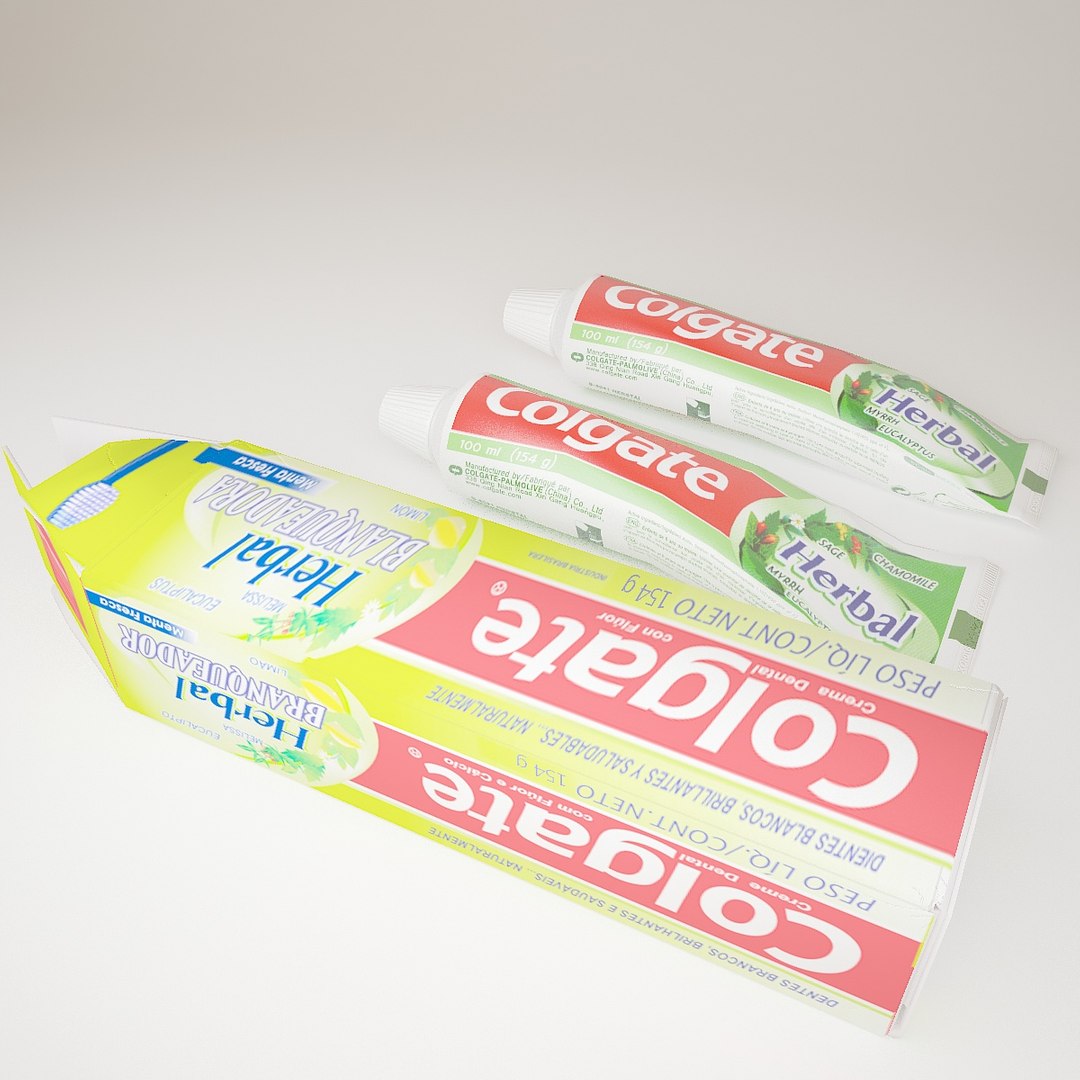 Colgate Herbal 3d Model