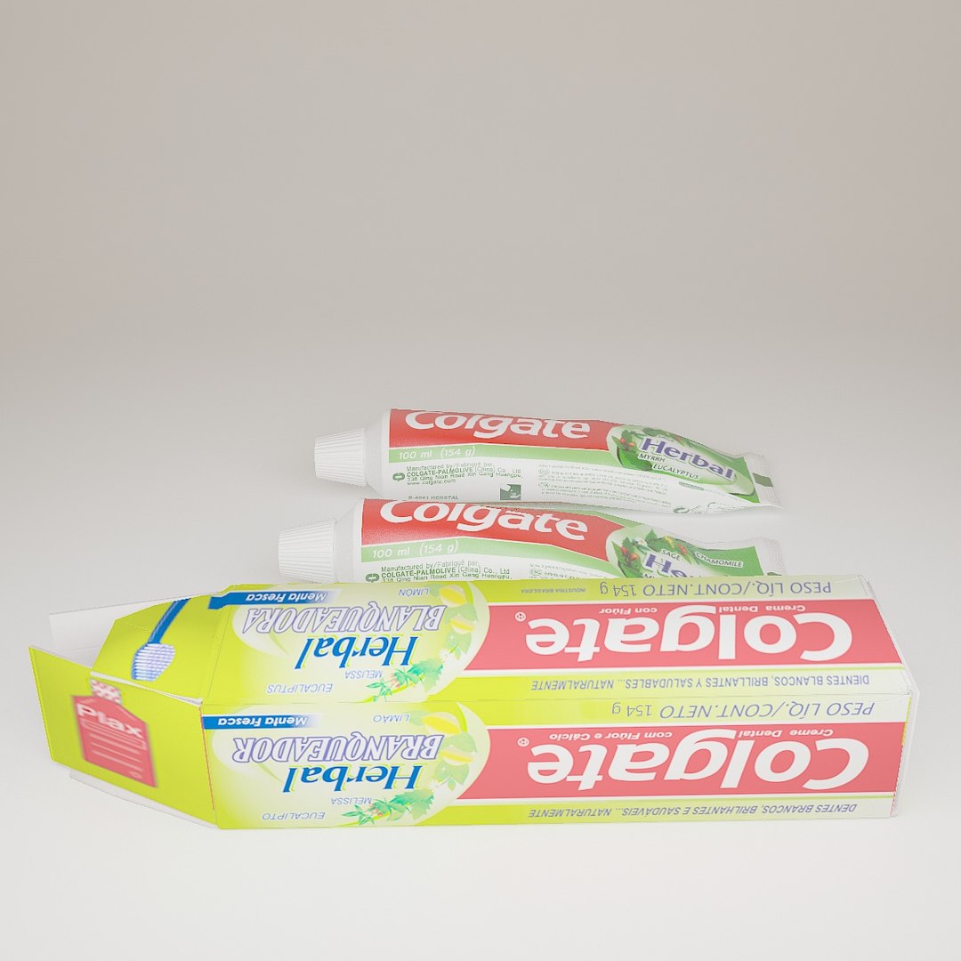 Colgate Herbal 3d Model