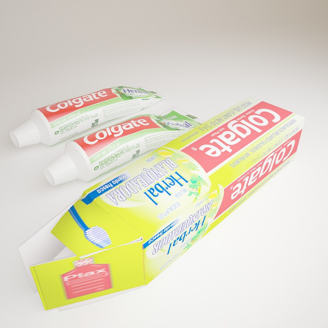 Colgate Herbal 3d Model