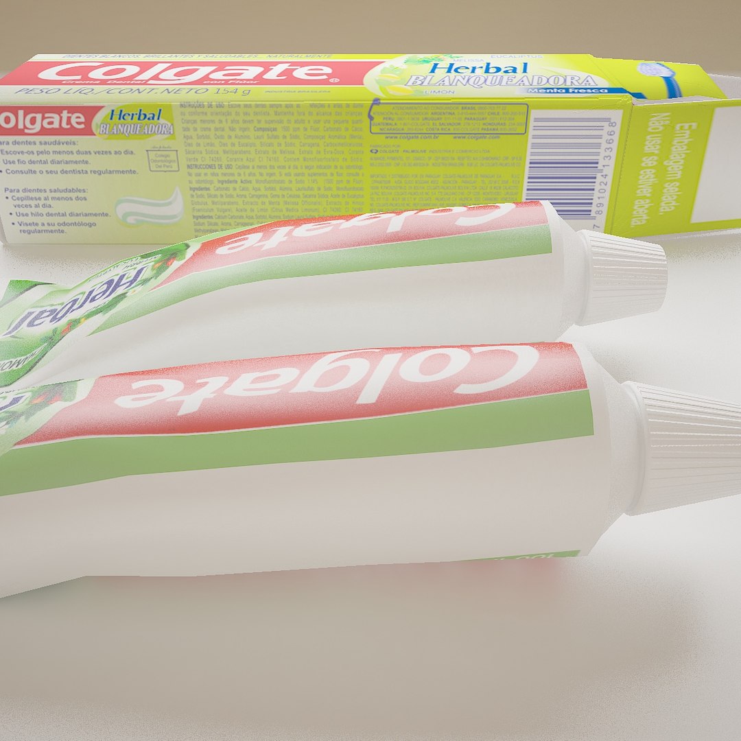 Colgate Herbal 3d Model