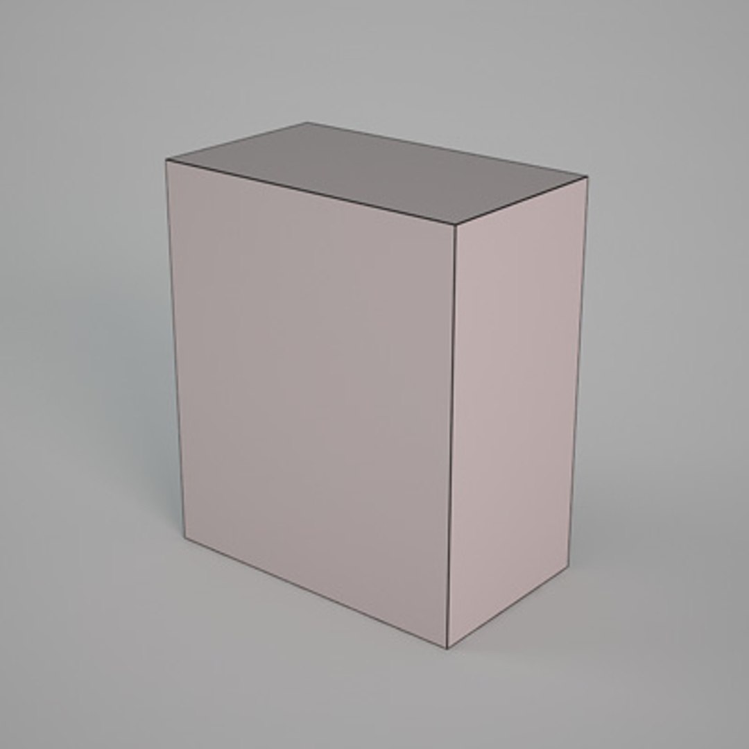 Tea Box 3d Model
