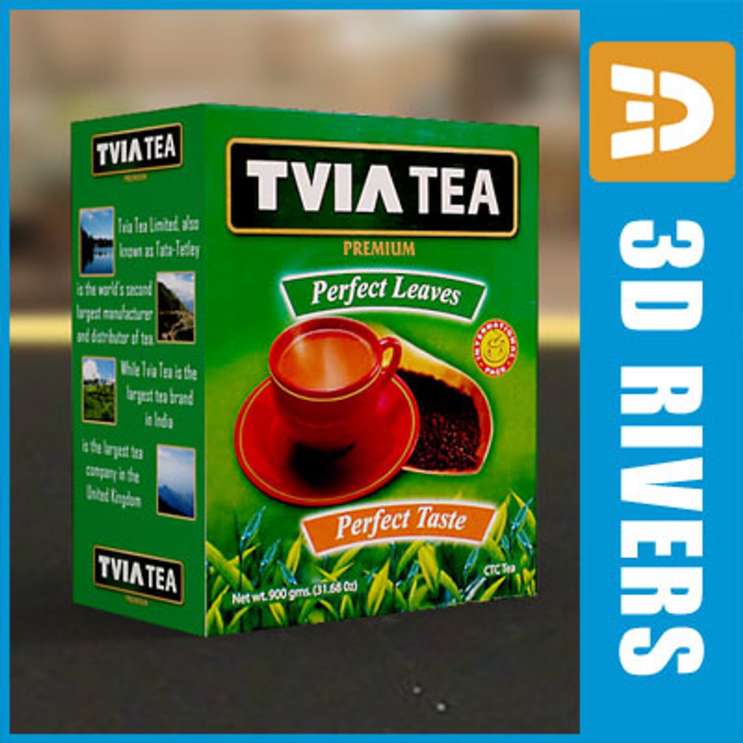 Tea Box 3d Model
