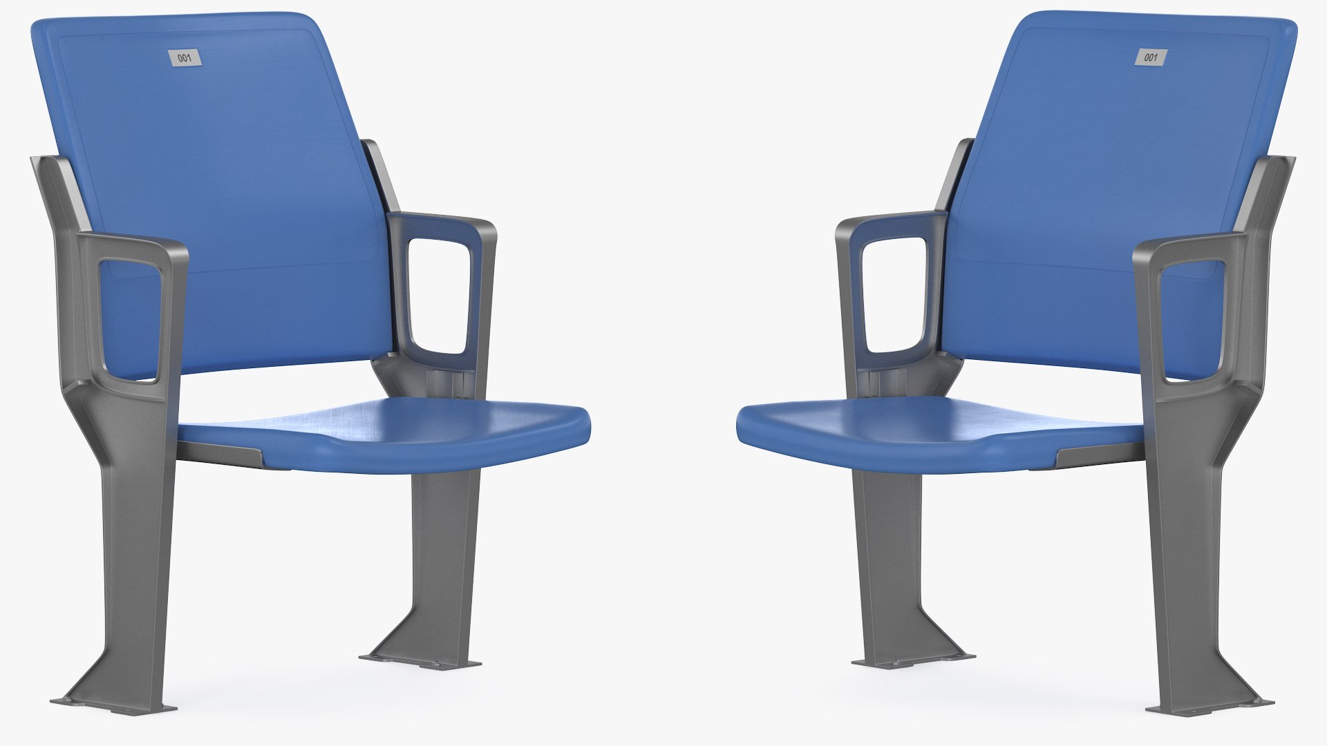 3D Model Plastic Stadium Seat Open - TurboSquid 1944779