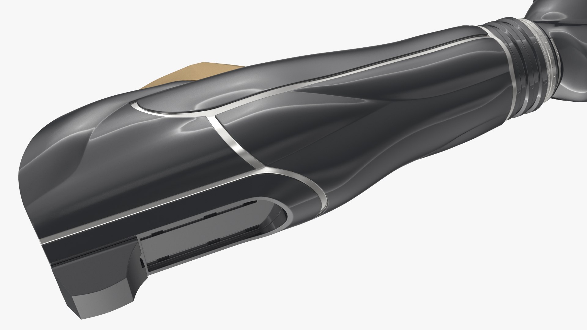 3D model Black Metal Prosthetic Arm Rigged for Cinema 4D - TurboSquid ...