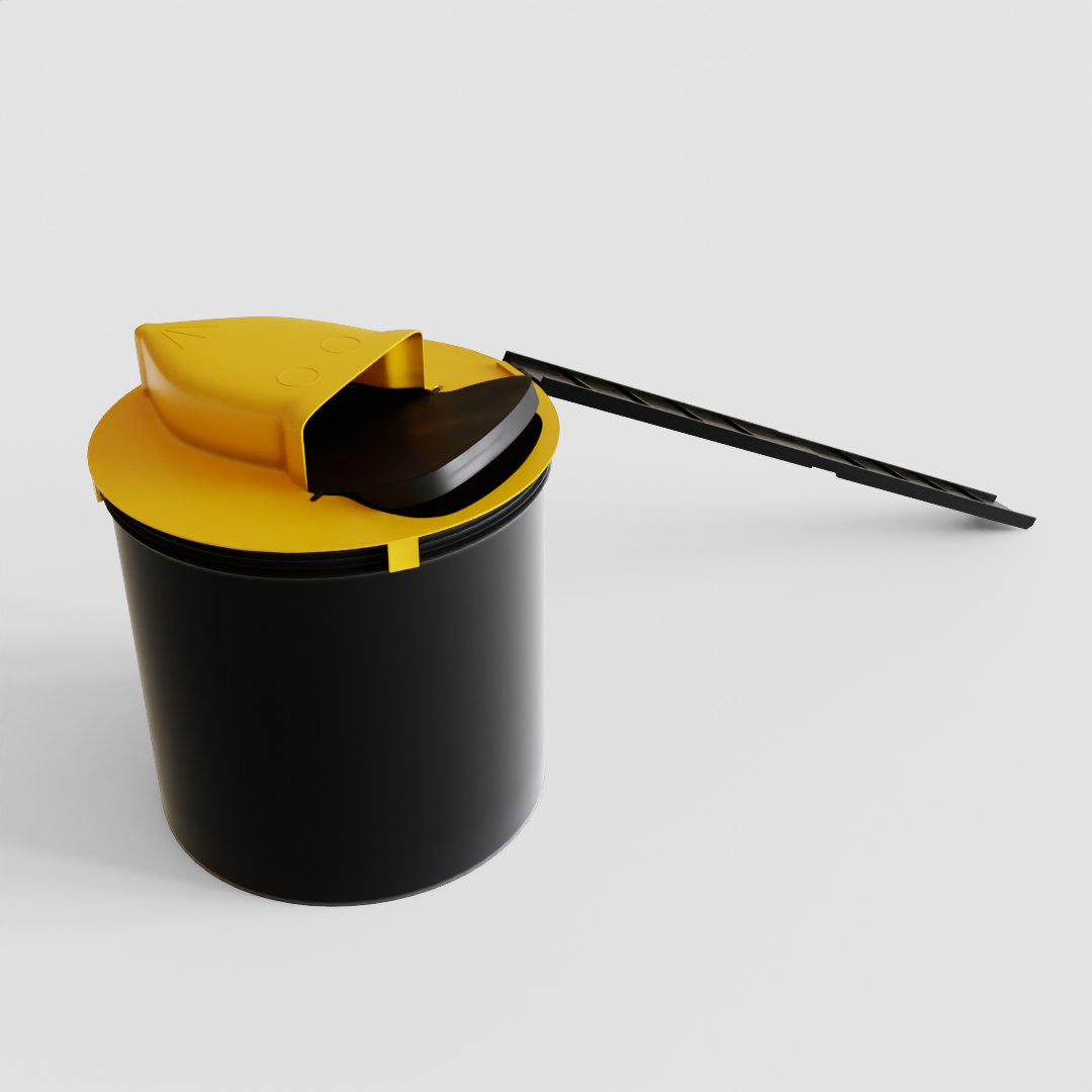 3D Bucket Rat Trap - TurboSquid 2150314