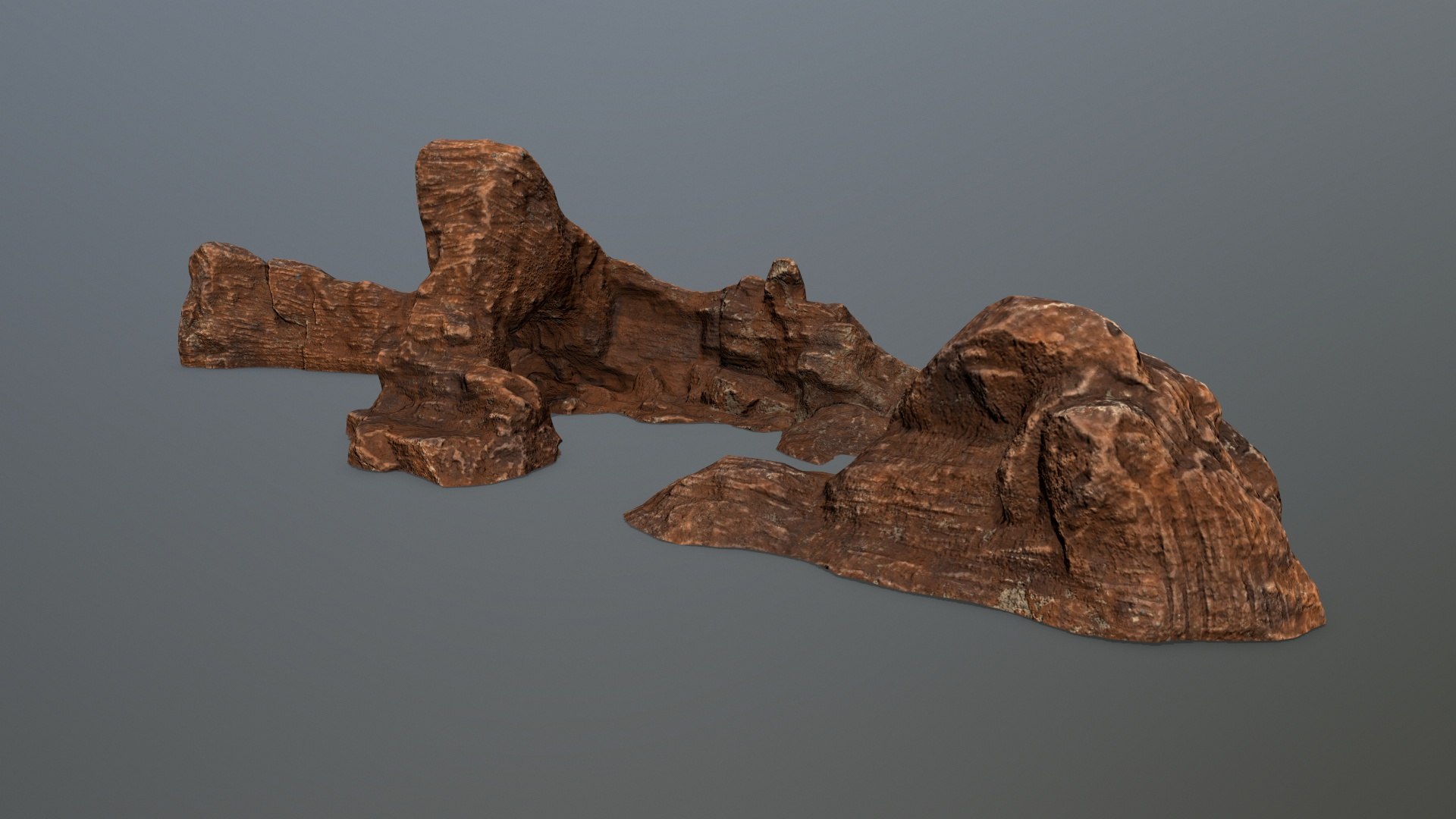3D Desert Rock Model - TurboSquid 1491439