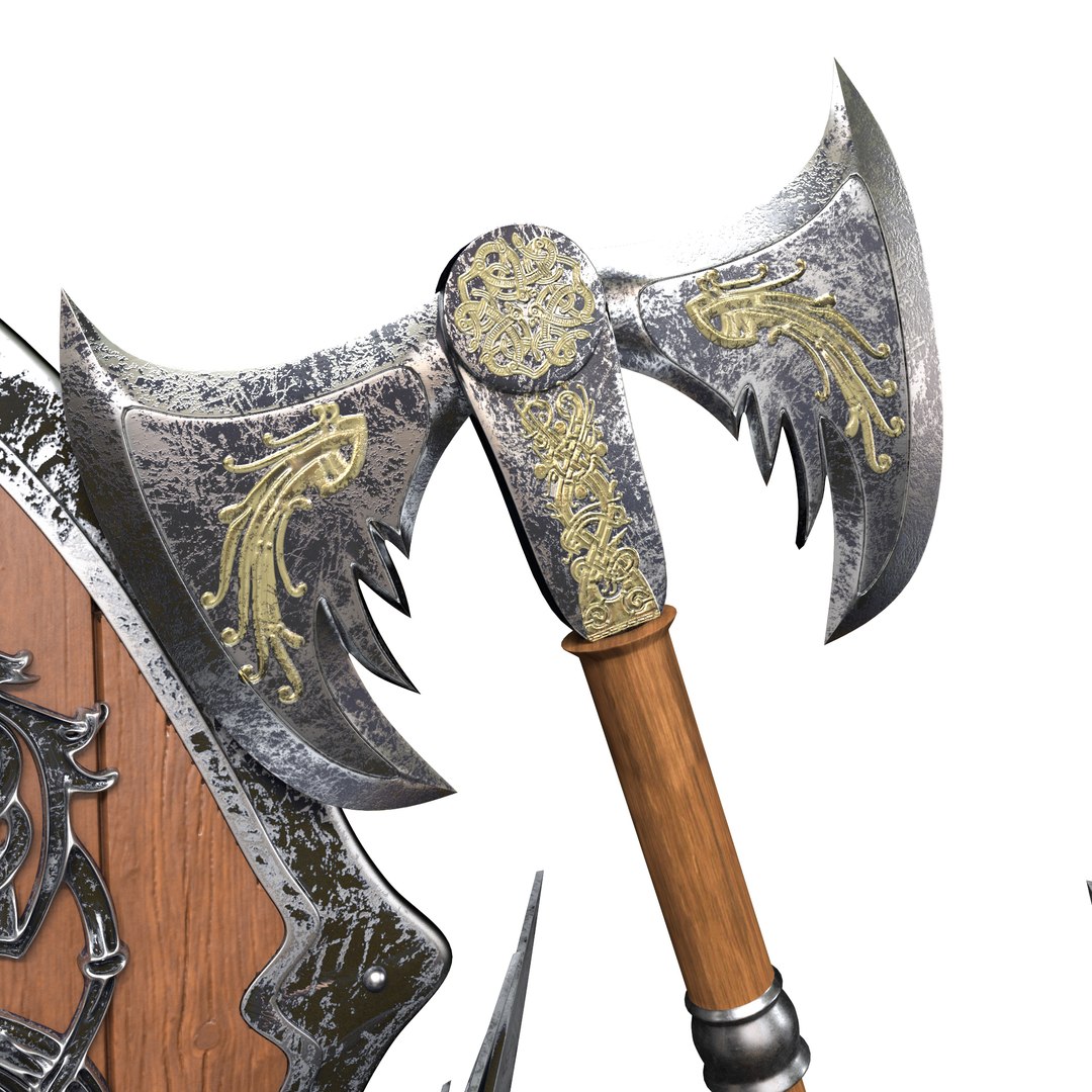 3D Vikings Weapon Model - TurboSquid 2125495
