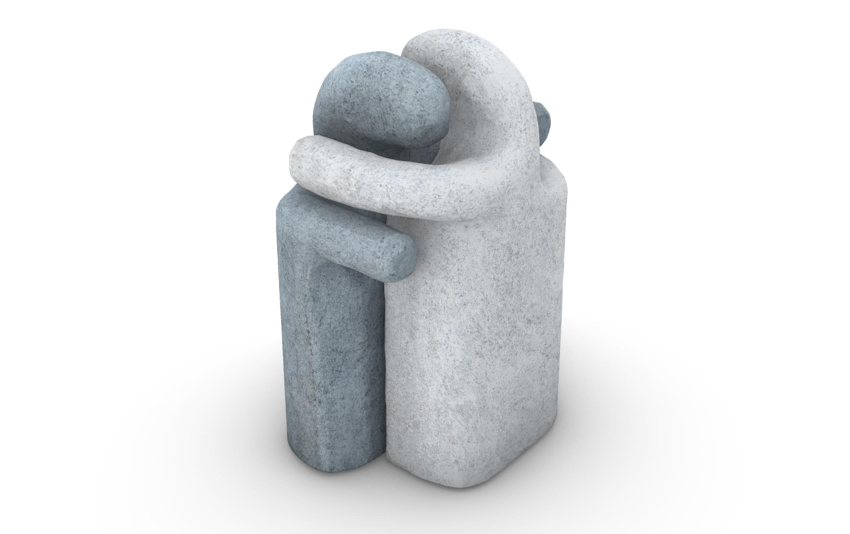3D Model Hug Sculpture - TurboSquid 2146620