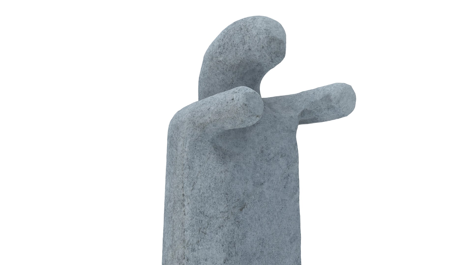 3D Model Hug Sculpture - TurboSquid 2146620