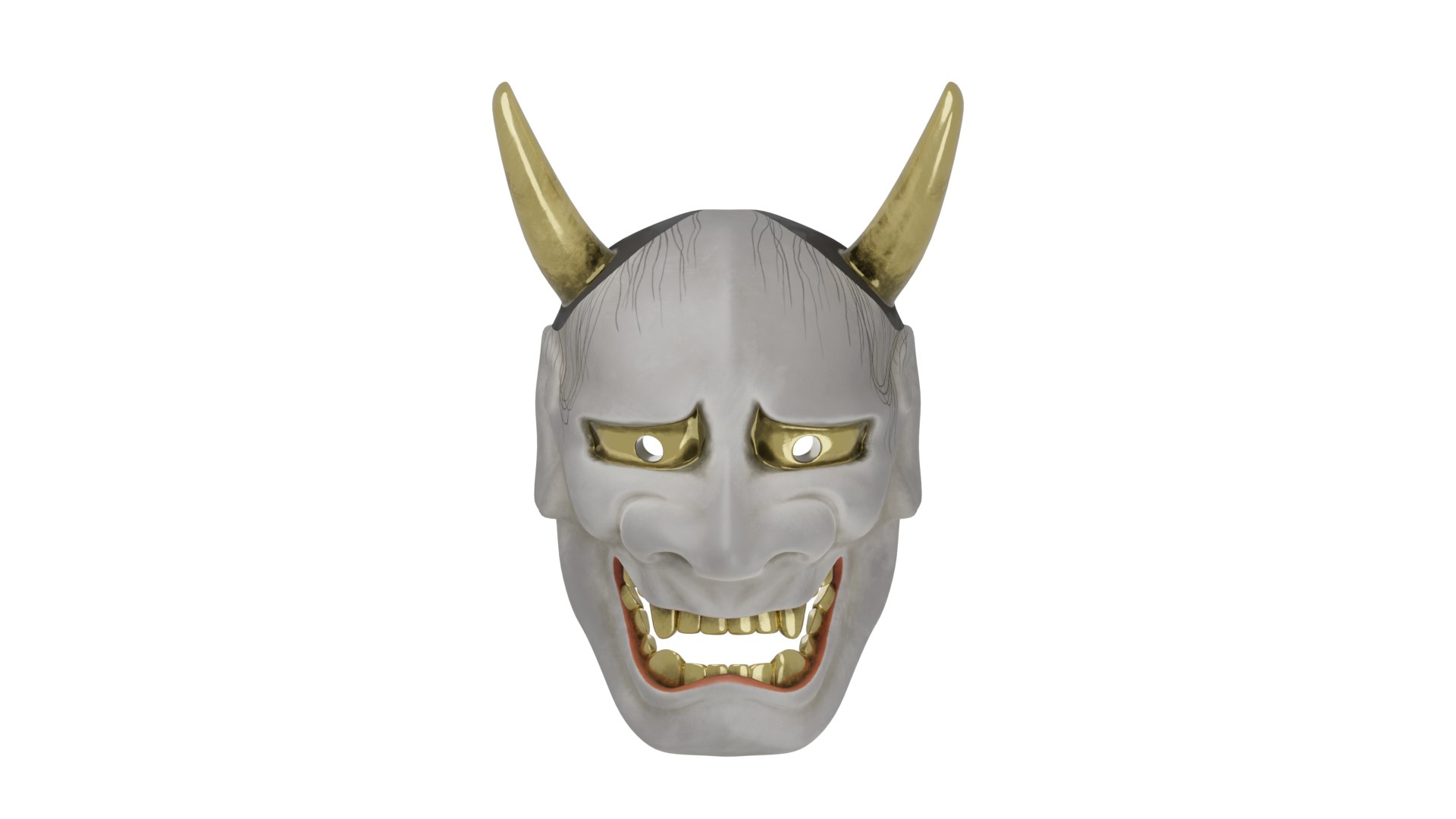 Hannya Mask Model - TurboSquid 2138447