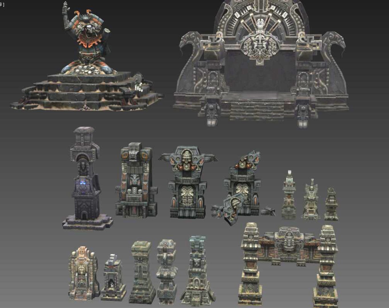 3D ancient statue - TurboSquid 1613829