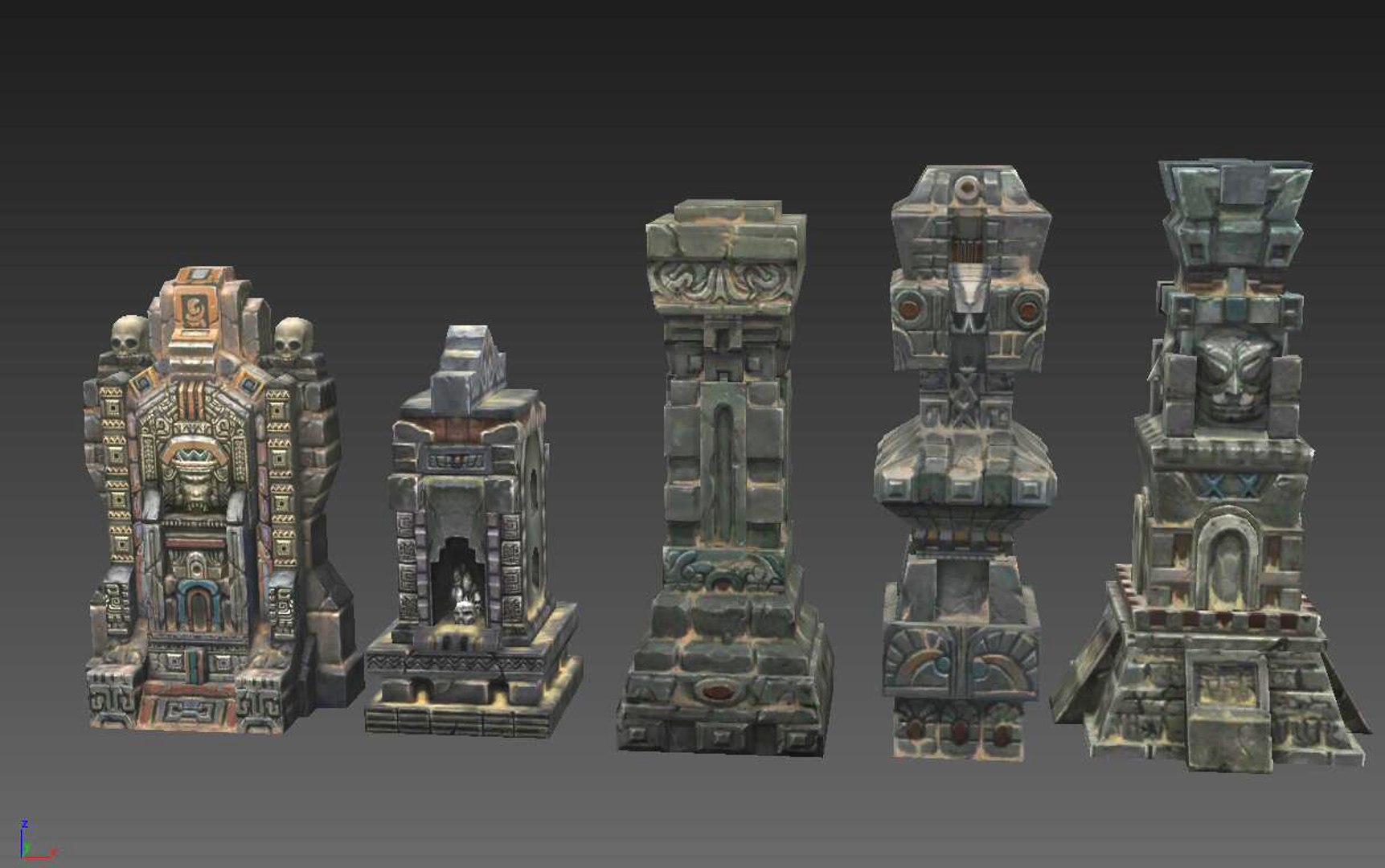 3D ancient statue - TurboSquid 1613829