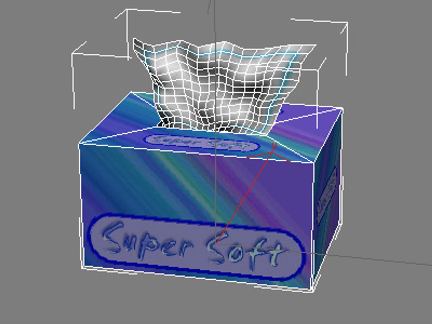 3d tissue box model