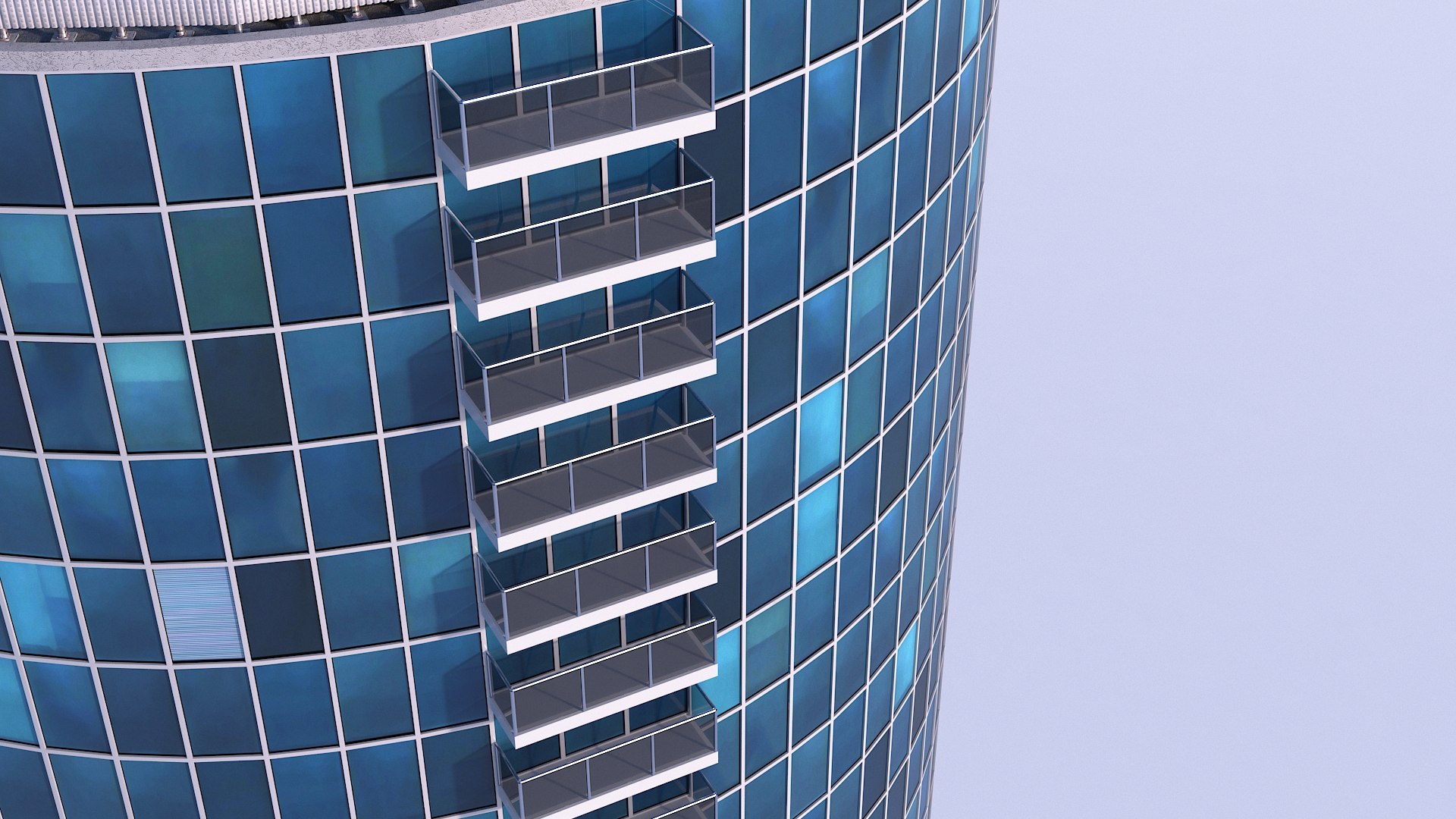 3D model skyscraper building 13 - TurboSquid 1526031