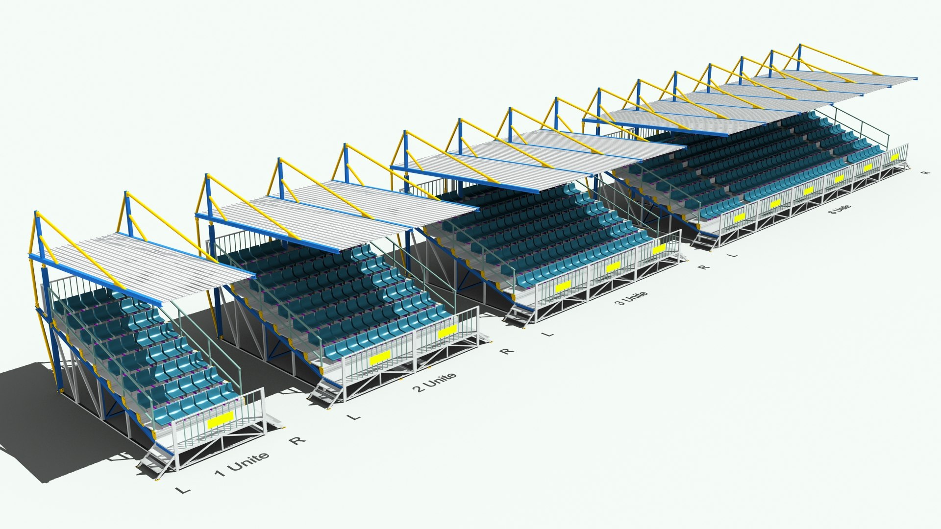 3d Sport Seating Model