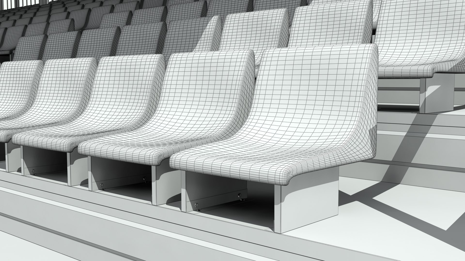3d Sport Seating Model