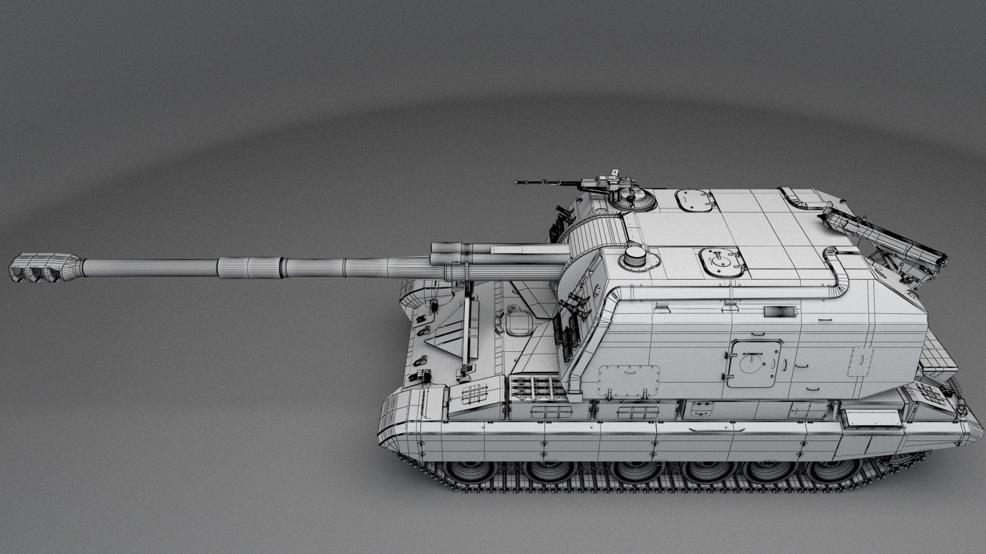 3D 2s19 tank s model - TurboSquid 1280414