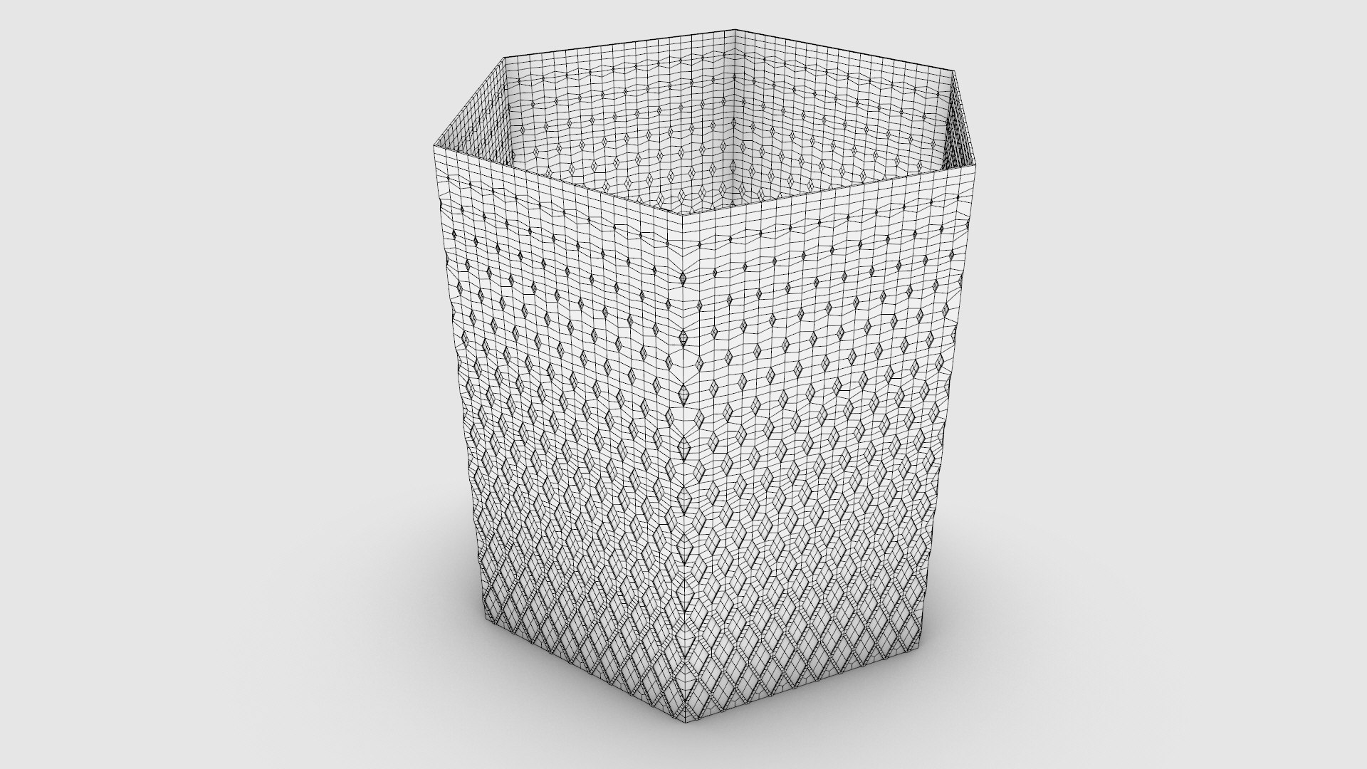 3D Parametric Diamond Pattern Hexagon Model - TurboSquid 2289333