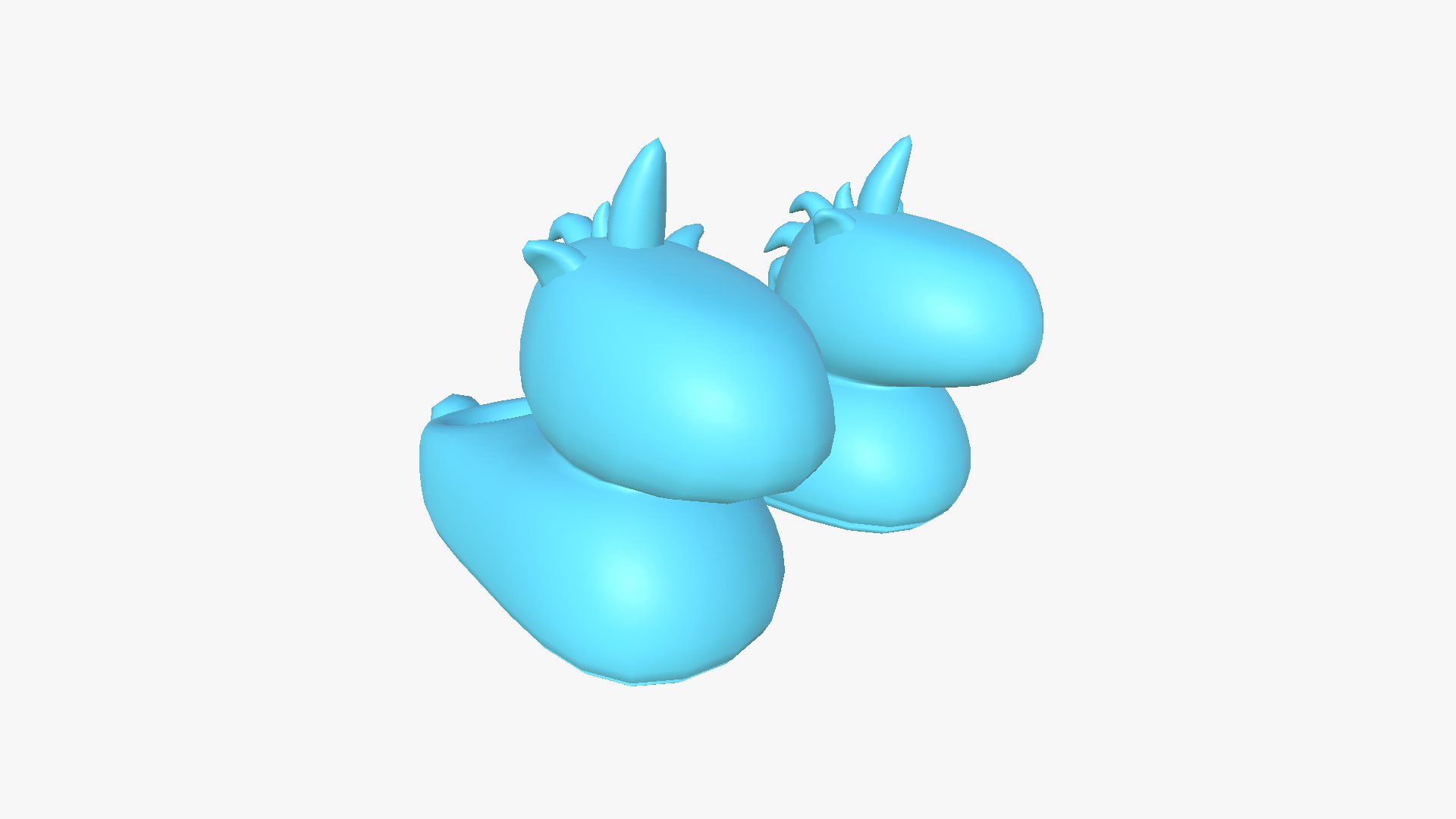 3D Slippers E06 Green Unicorn - Costume Character Design model - TurboSquid 2167574