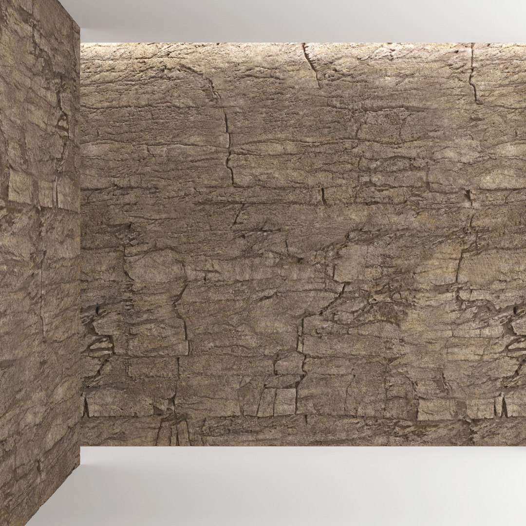 3D Model Rock Wall 4 - TurboSquid 1585112